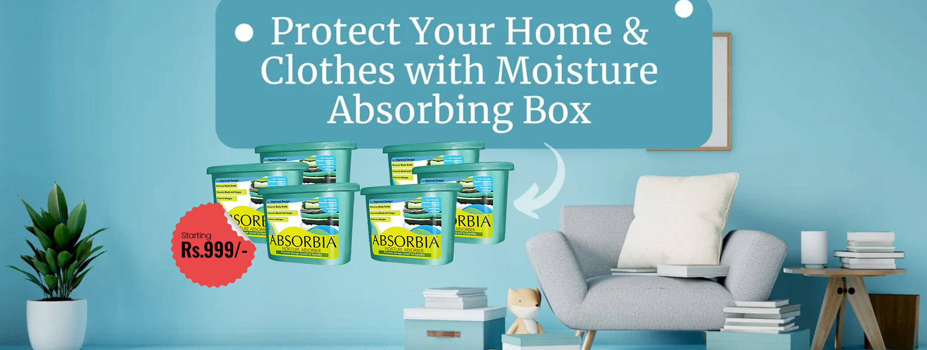 India's No. 1 Moisture Absorber & Humidity Absorber for you Closet ...