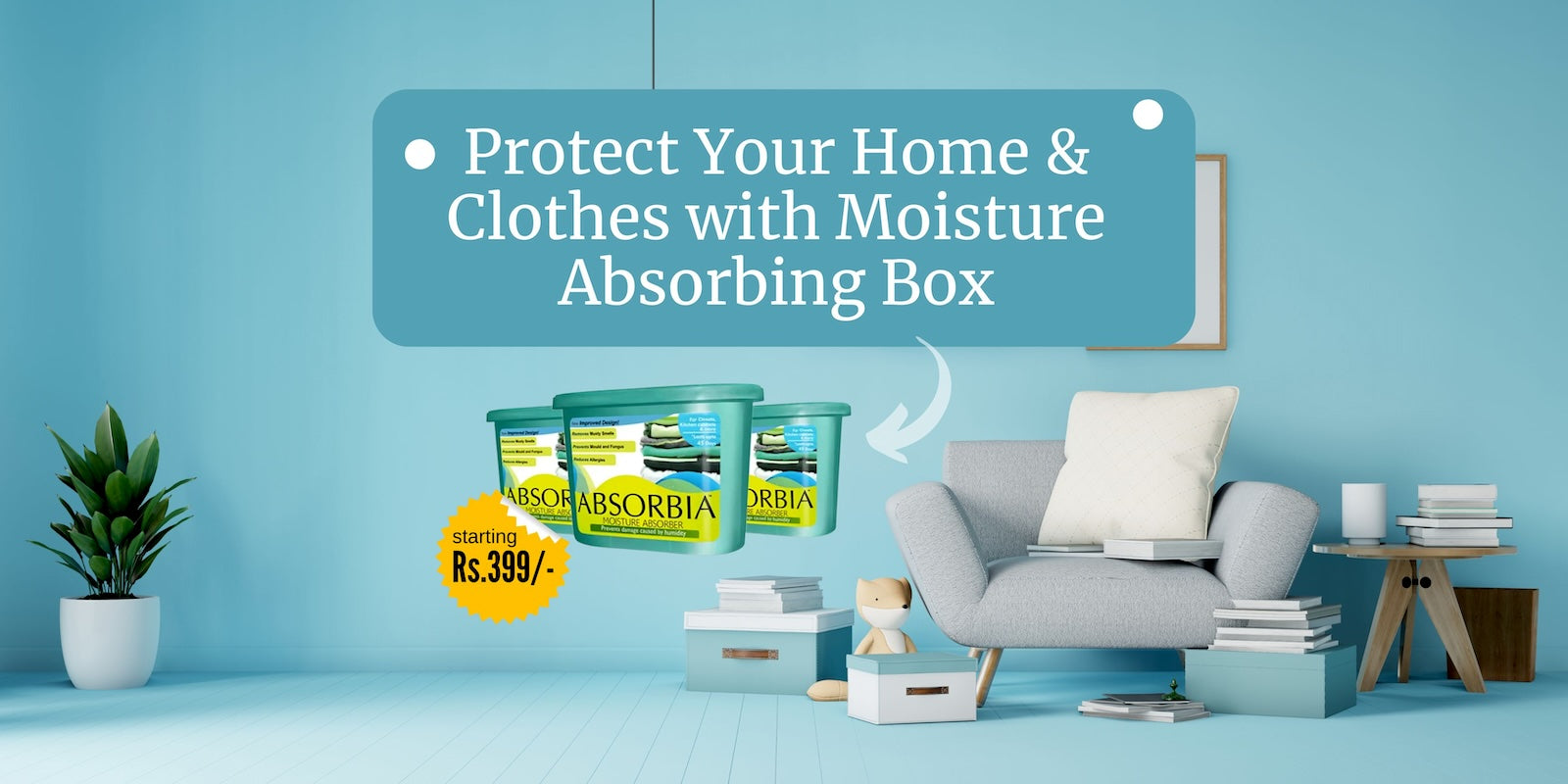 India's No. 1 Moisture Absorber & Humidity Absorber for you Closet ...